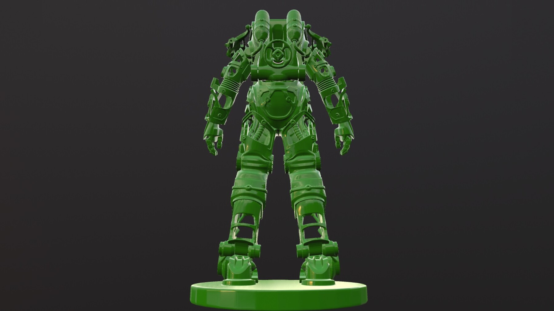 ArtStation - FALLOUT POWER ARMOR high-poly sculpture PRINT-READY ...