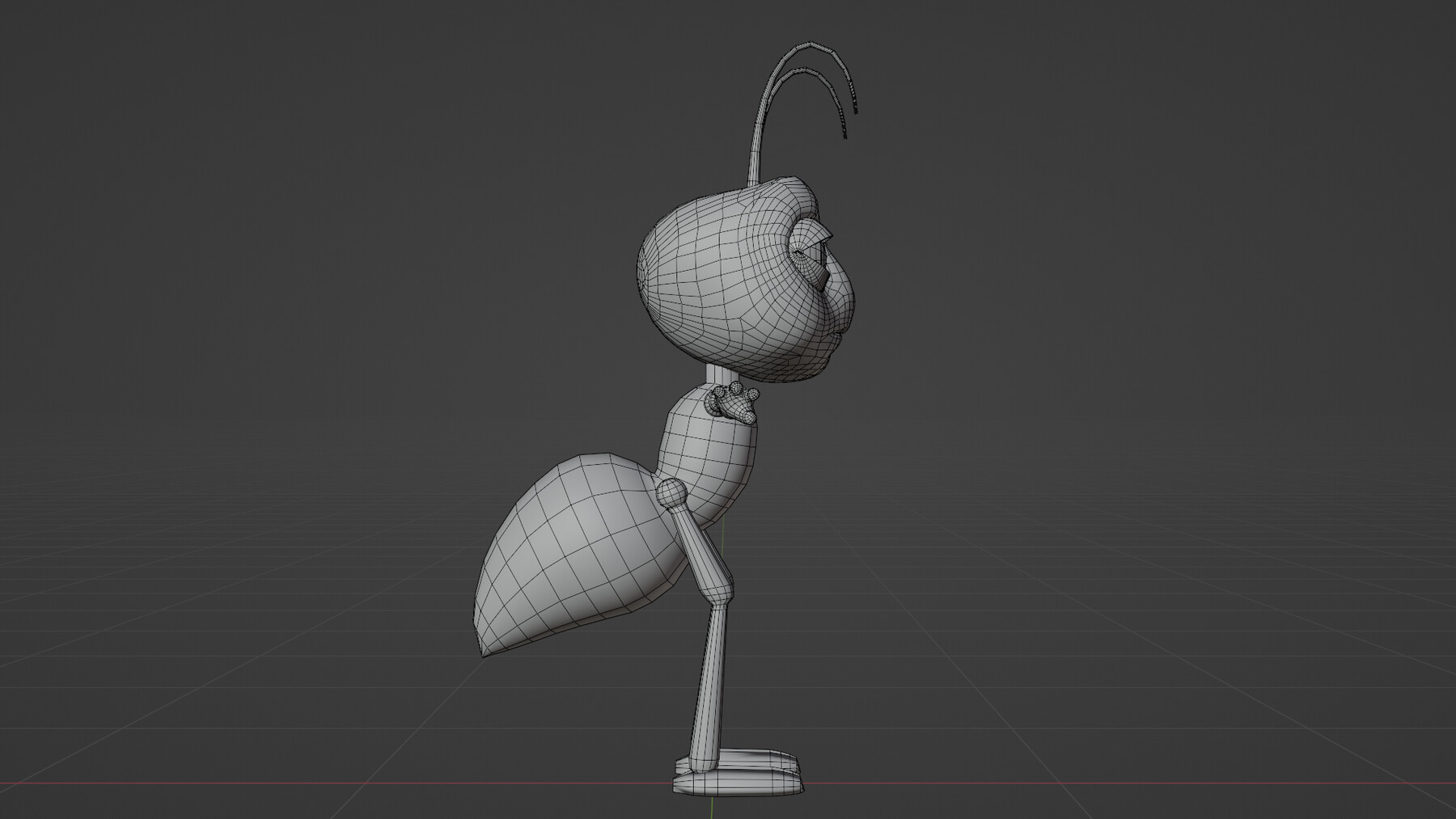 ArtStation - Cute Green Ant Kid Stylized Lowpoly Rigged | Game Assets