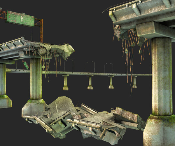 ArtStation - Bridge | Game Assets