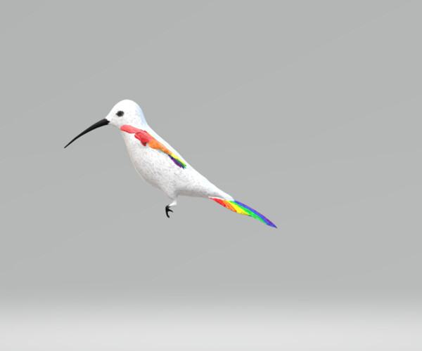 ArtStation - 3D humming bird | Game Assets