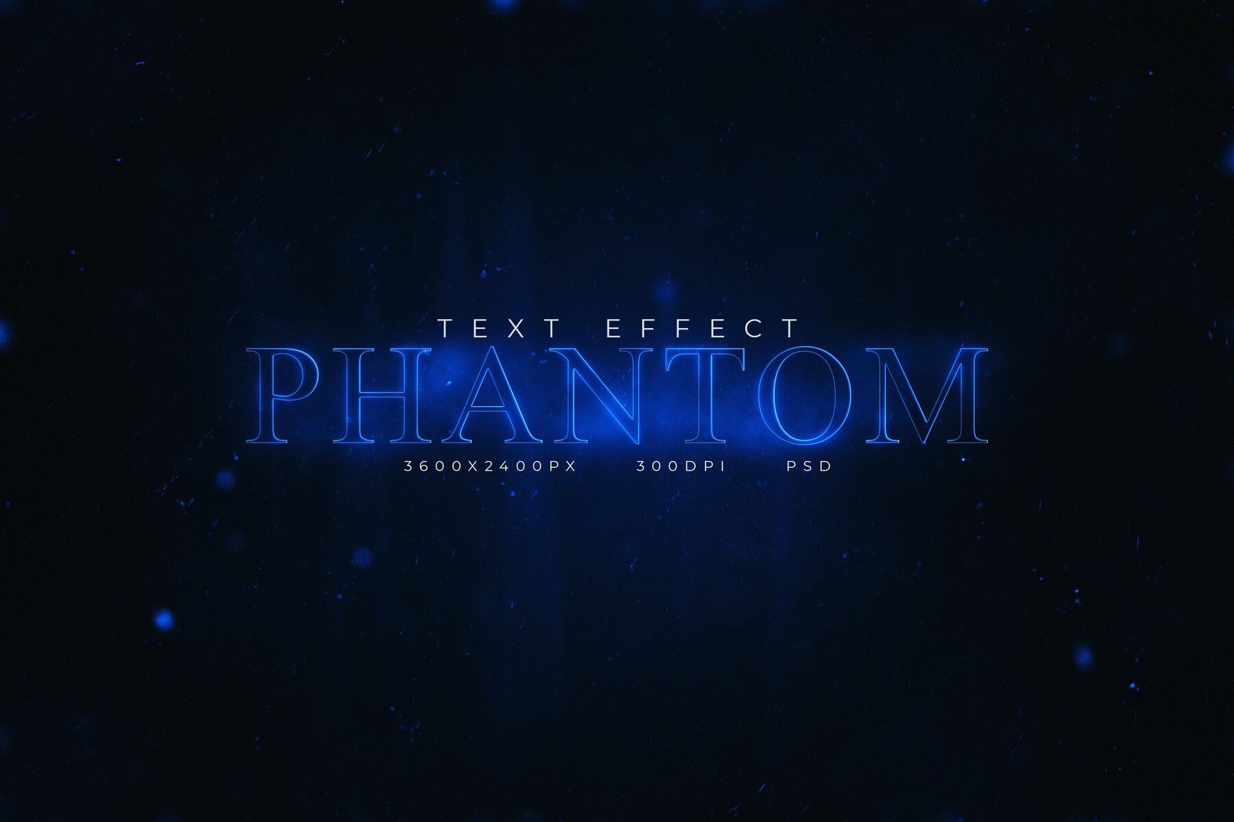 ArtStation - Phantom Text Effects, PSD Template File | Artworks