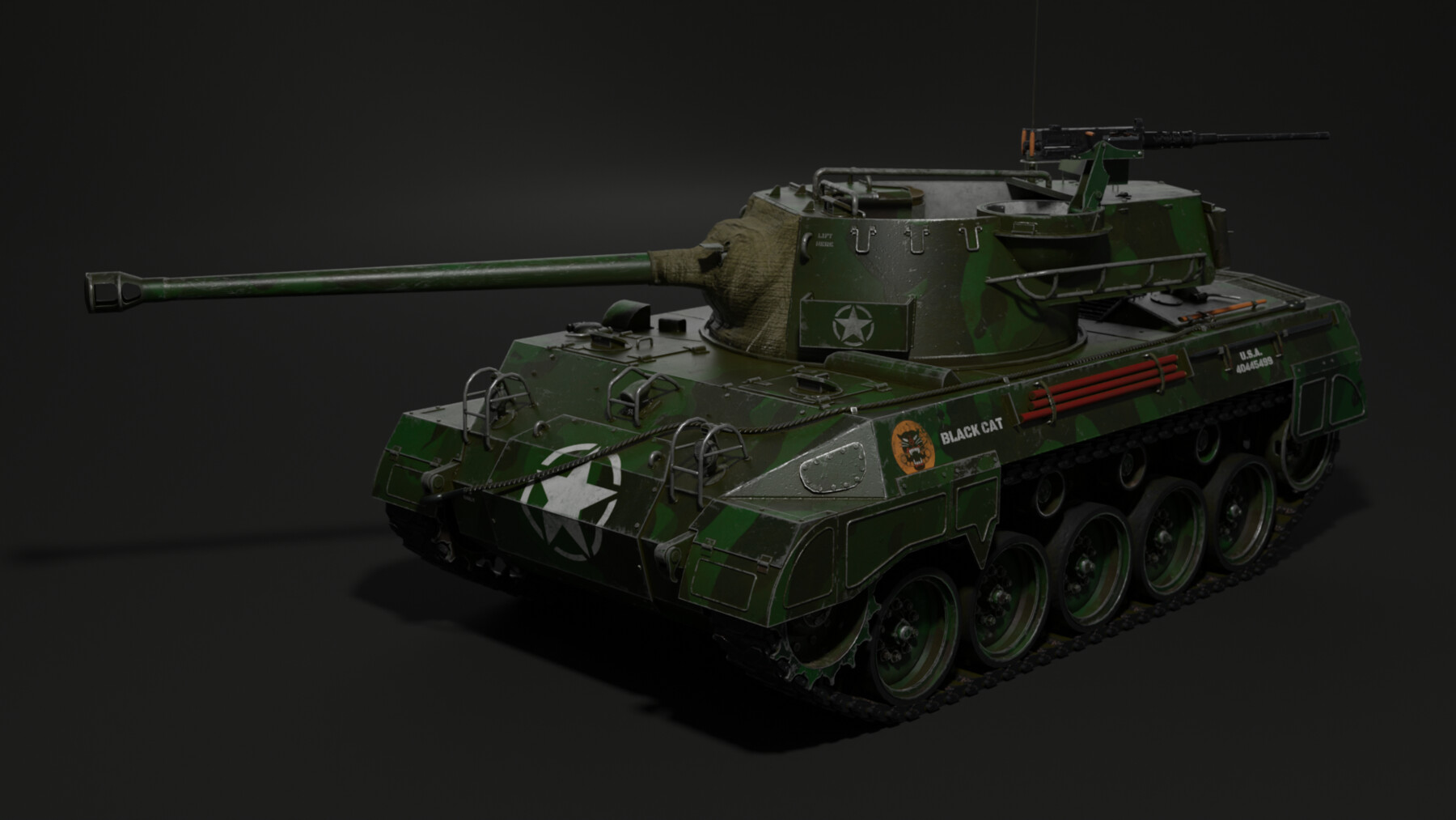 ArtStation - M18 "HellCat" / "BlackCat" | Resources
