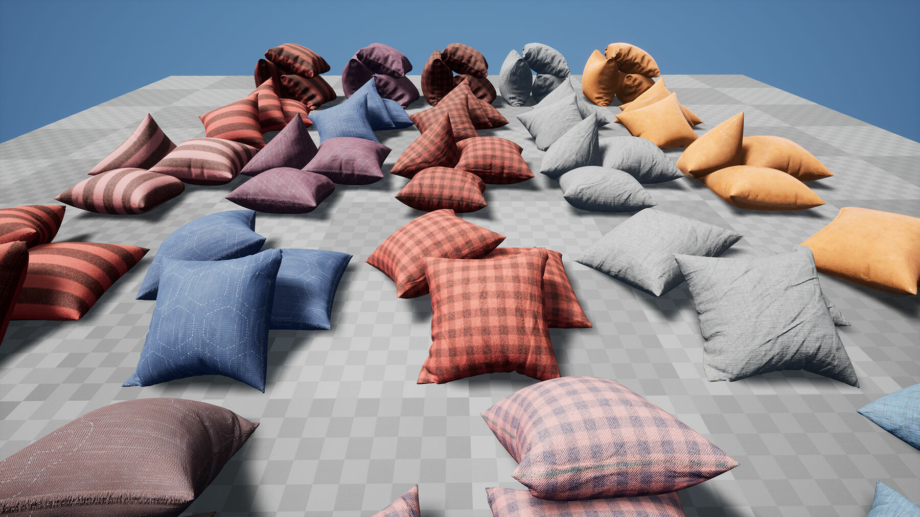 ArtStation - Pillow Sets UE4 | Game Assets