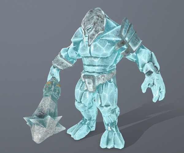 ArtStation - ice monster | Game Assets