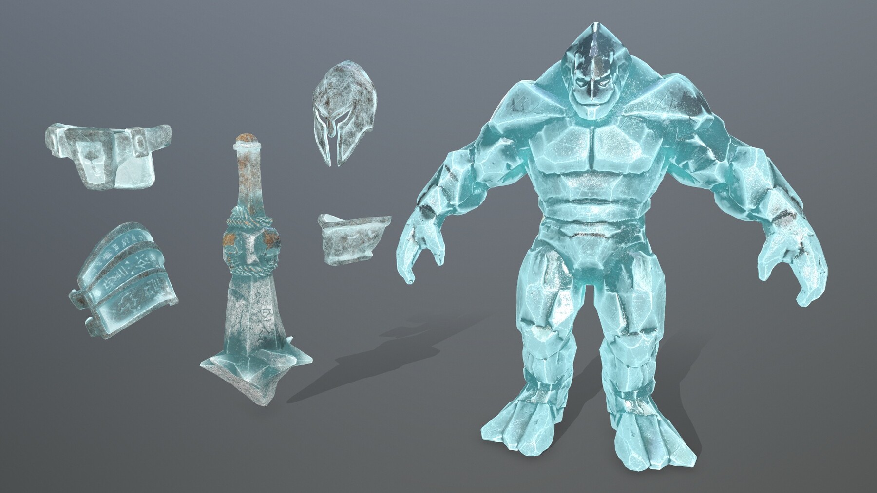 ArtStation - ice monster | Game Assets