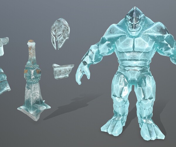 ArtStation - ice monster | Game Assets