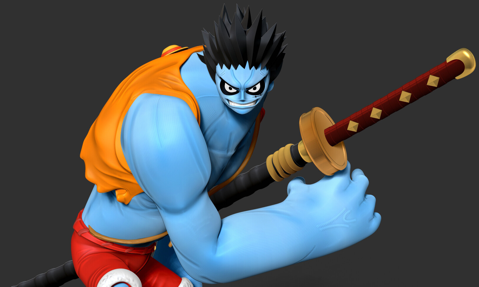 ArtStation - Nightmare Luffy - One Piece Fanart | Resources