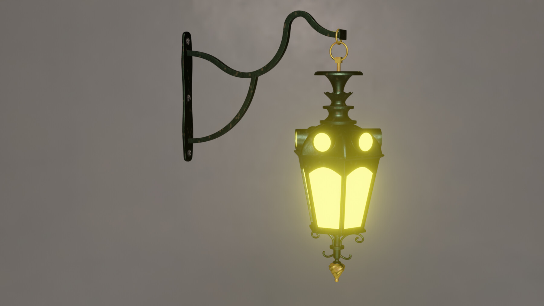 ArtStation - Hanging Street Lamp | Game Assets