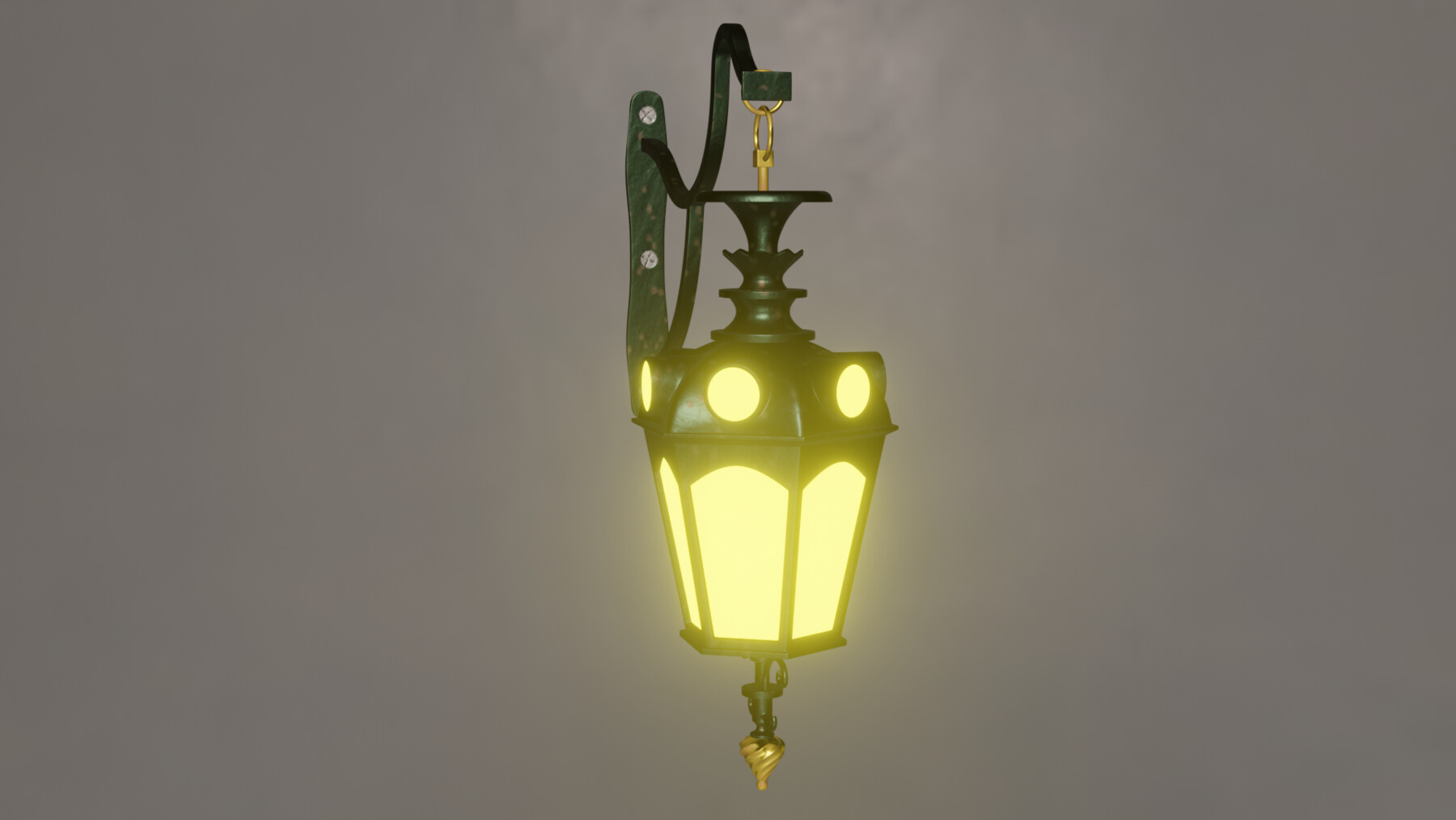 ArtStation - Hanging Street Lamp | Game Assets