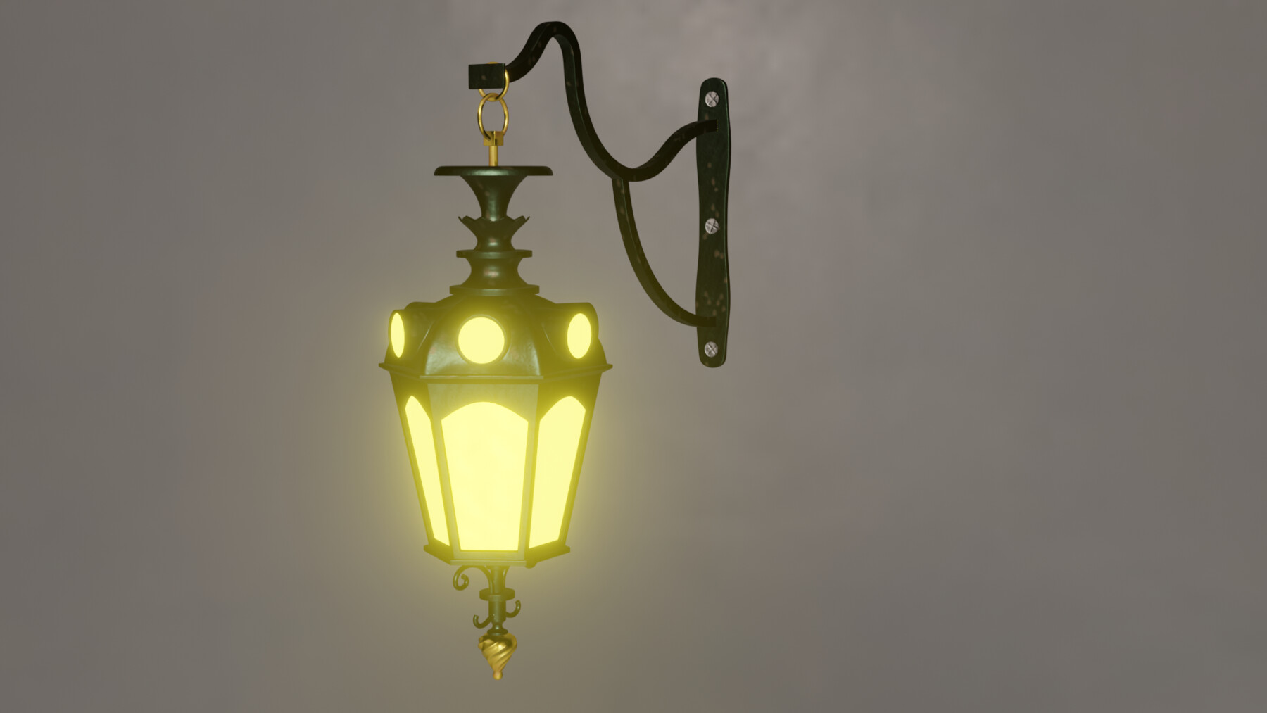 ArtStation - Hanging Street Lamp | Game Assets