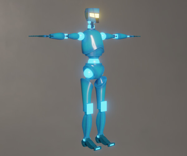 ArtStation - Humanoid Robot | Game Assets