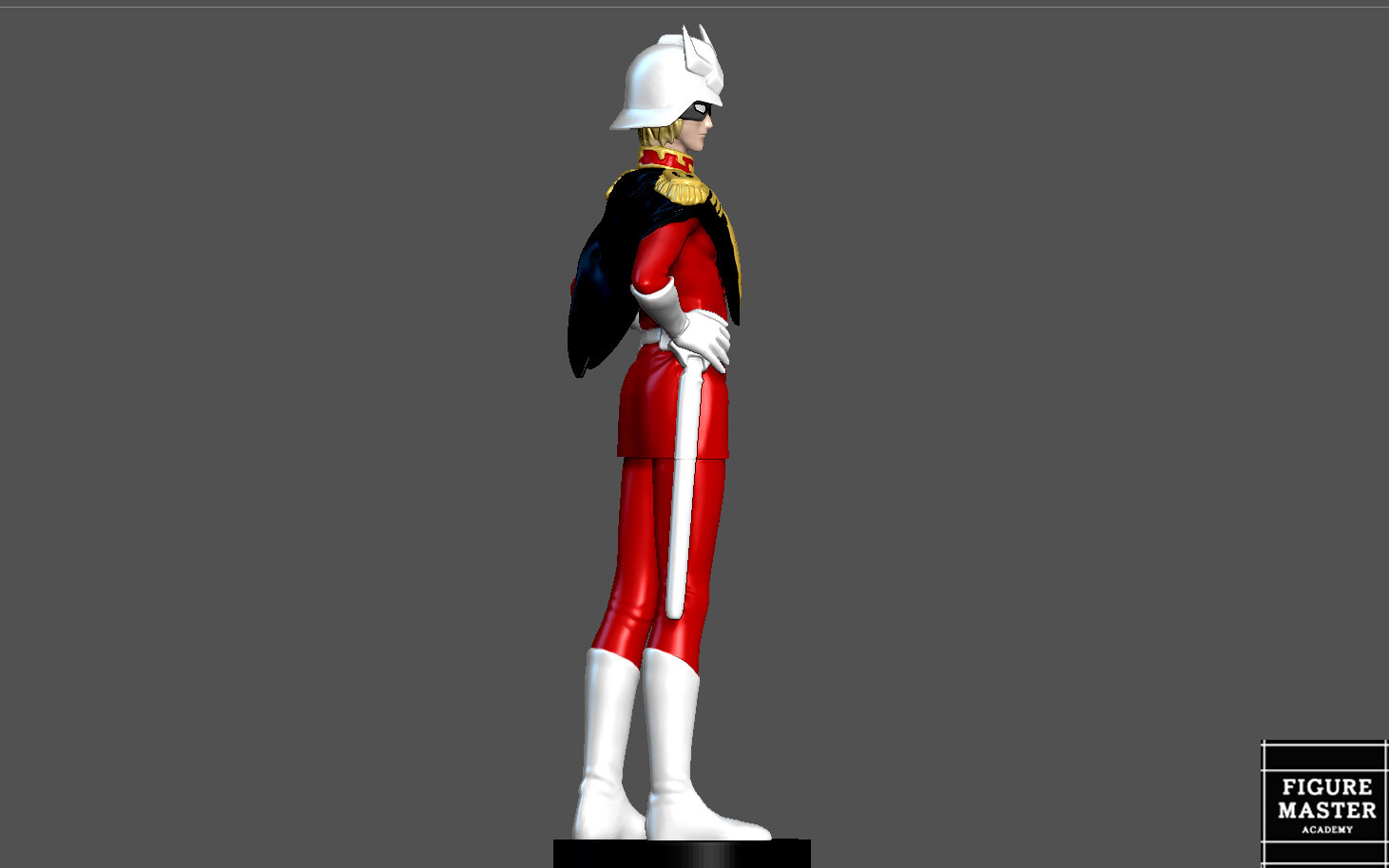 ArtStation - CHAR AZNABLE ZAKU ZEON GUNDAM PILOT GUNPLA ANIME 3D PRINT ...