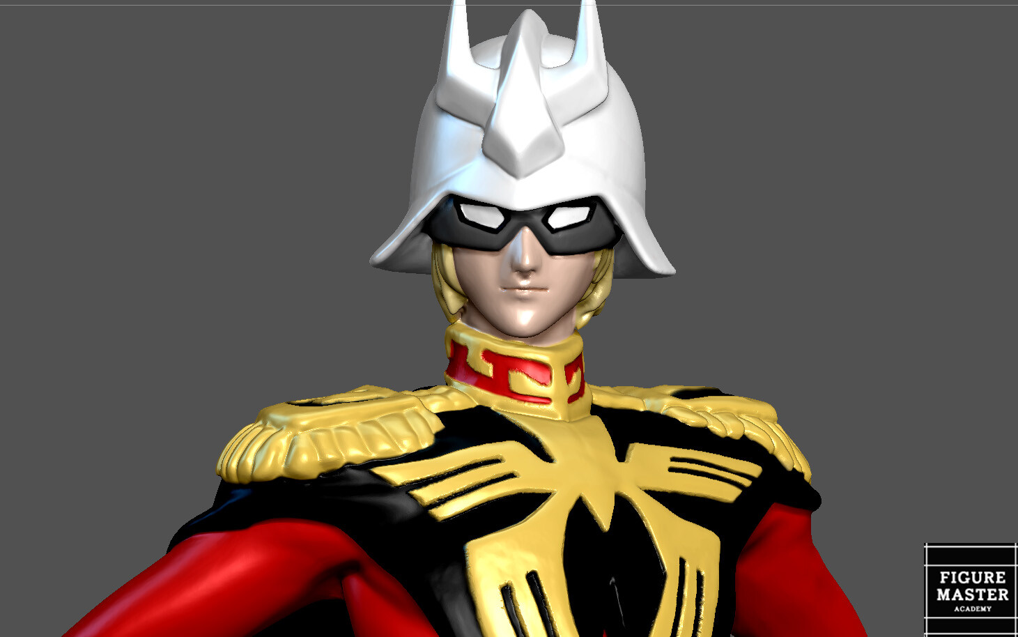 ArtStation - CHAR AZNABLE ZAKU ZEON GUNDAM PILOT GUNPLA ANIME 3D PRINT ...