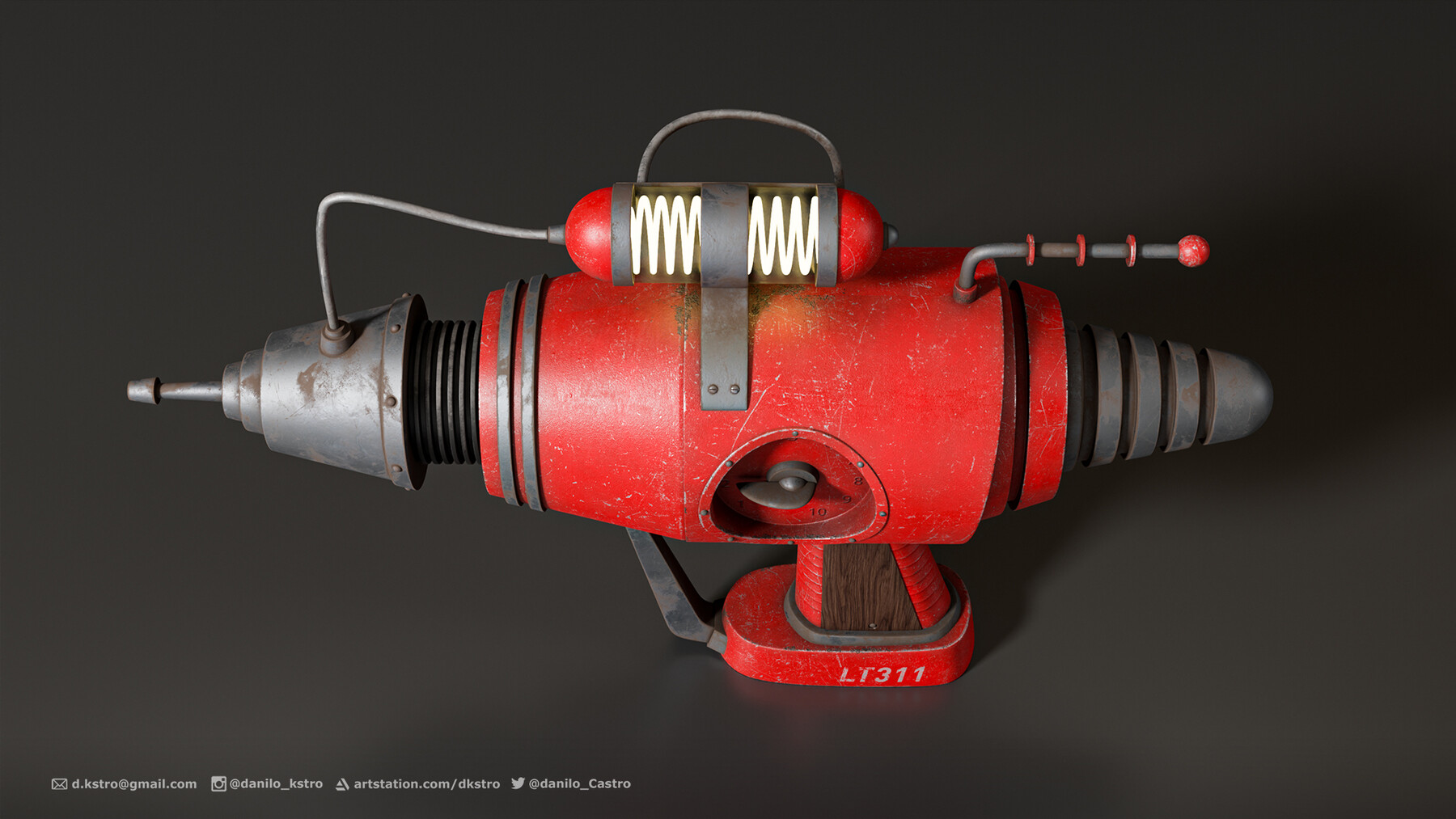 ArtStation - Retro Laser Gun | Resources
