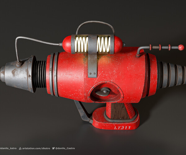 ArtStation - Retro Laser Gun | Resources