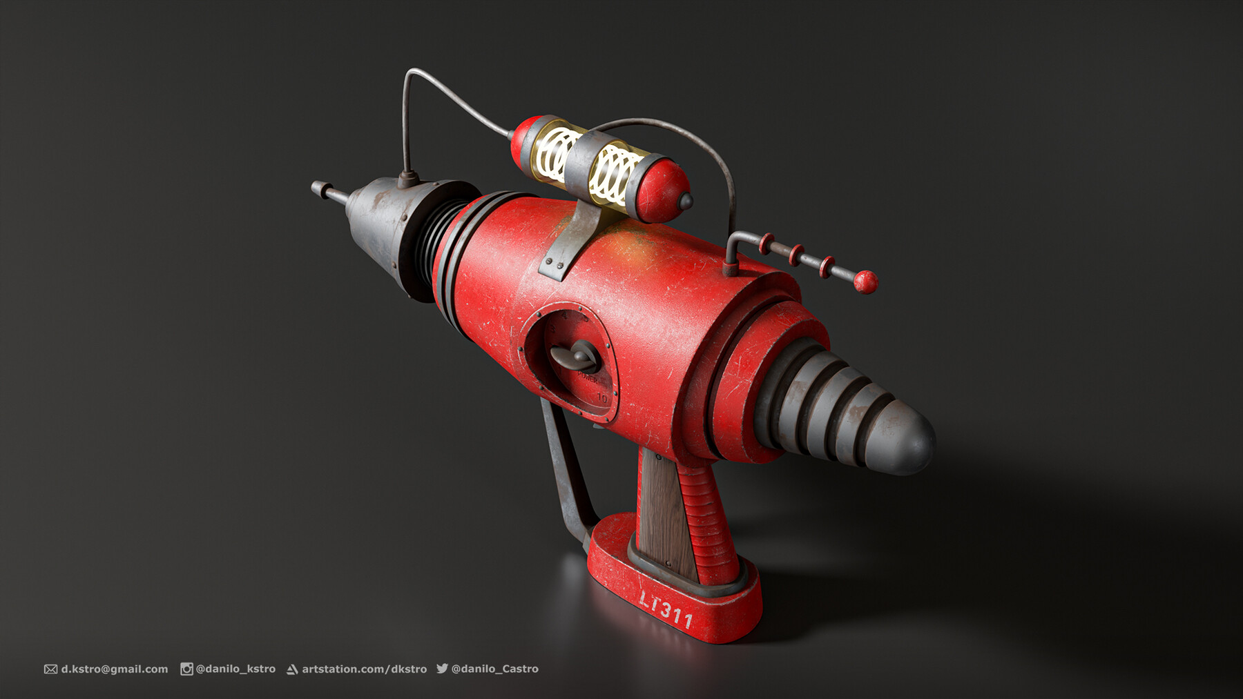 ArtStation - Retro Laser Gun | Resources