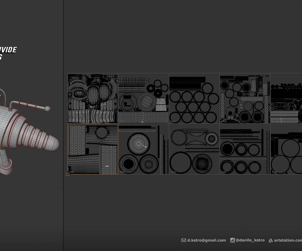ArtStation - Retro Laser Gun | Resources