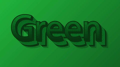 ArtStation - Green Text Effects, EPS and AI Template File | Artworks