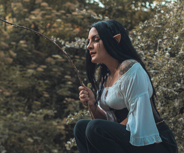 ArtStation - Summer Elf - Mini photo reference pack (poses, outfit ...