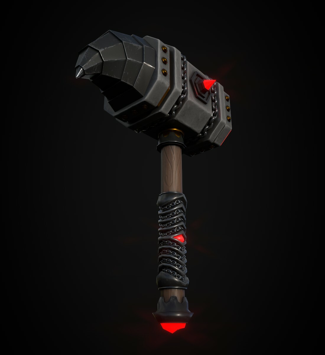 ArtStation - Video Game Low Poly Hammer | Game Assets