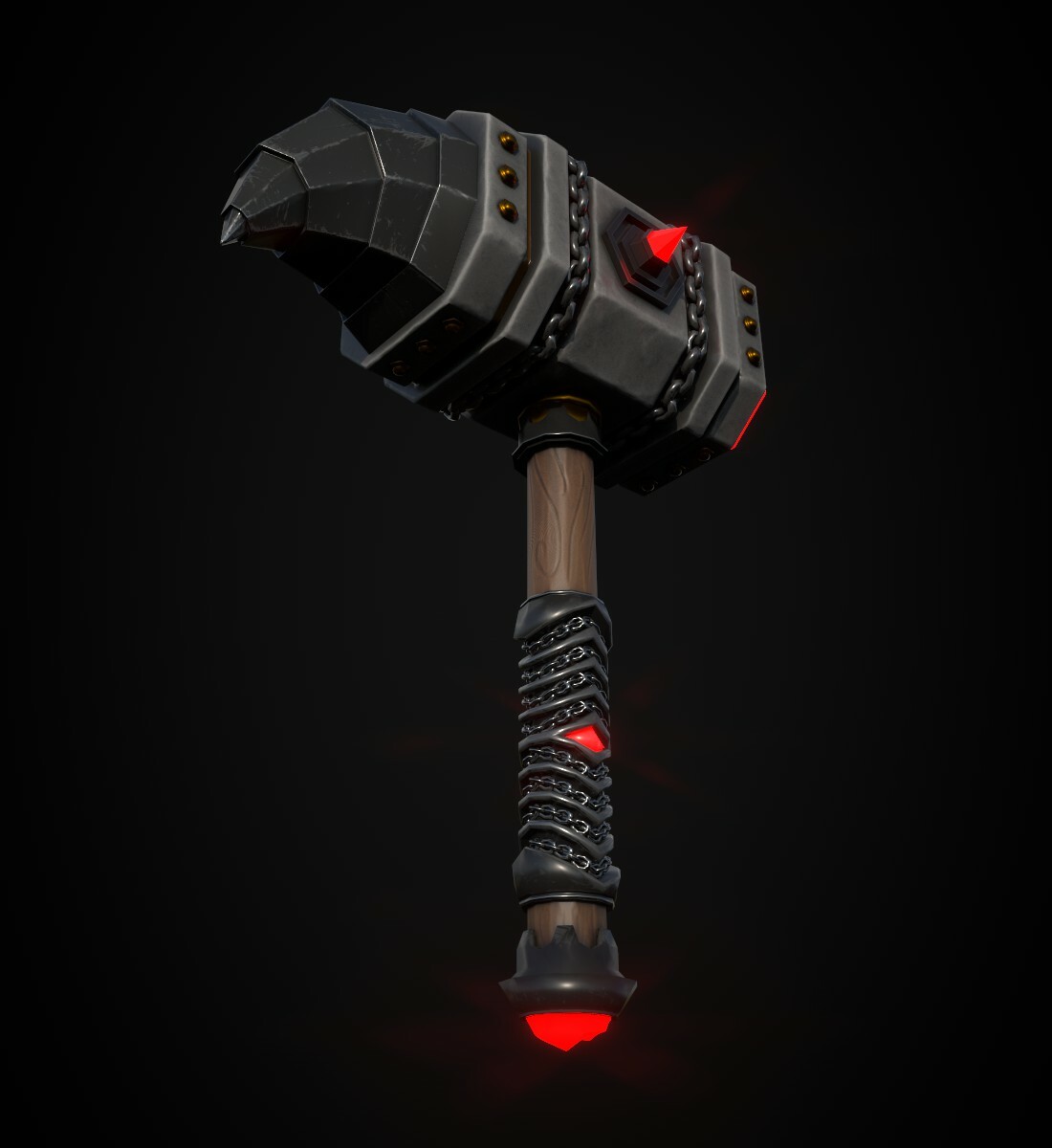 ArtStation - Video Game Low Poly Hammer | Game Assets