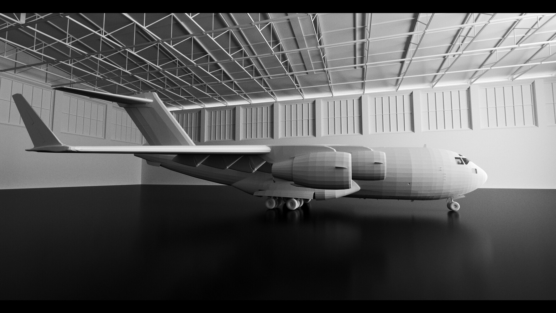 ArtStation - Airplane Hanger+ Airlplane object- Vol 01- High detail 3d ...