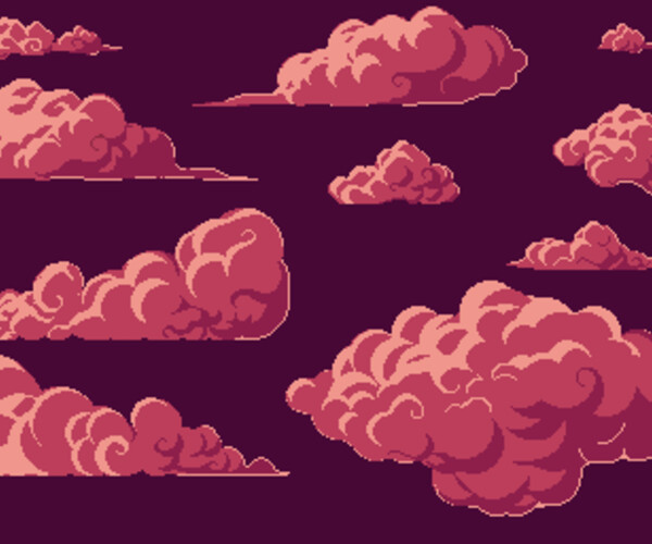 ArtStation - Clouds and Backgrounds | Game Assets