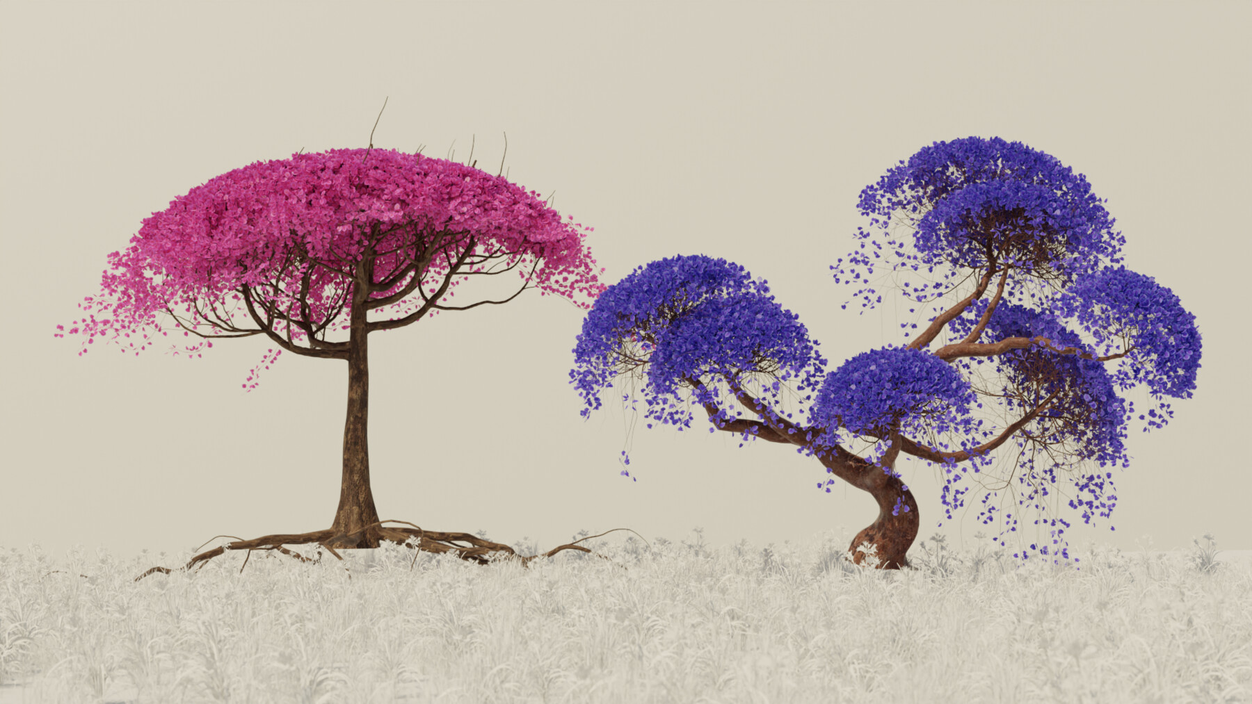 ArtStation - Fantasy Trees - 30+ Game Ready Models | Game Assets