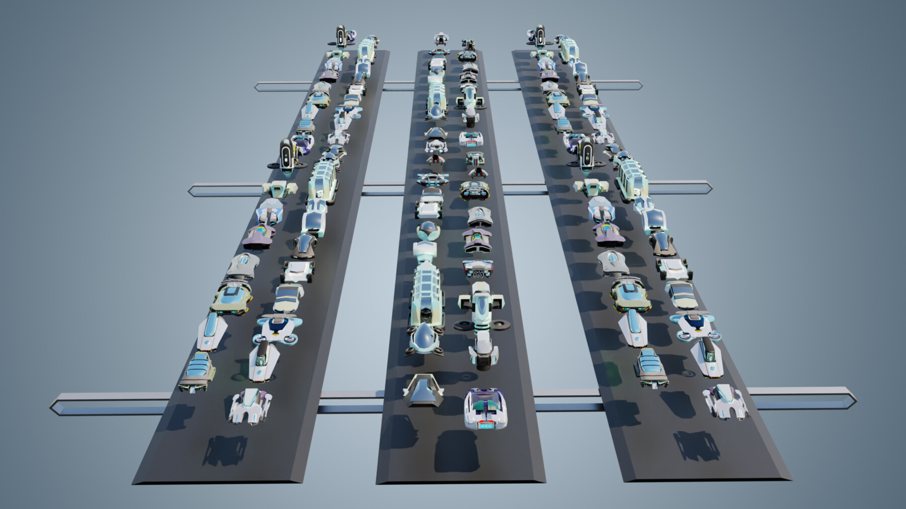 ArtStation - 20 Stylized Flying Cars Base Models | Resources