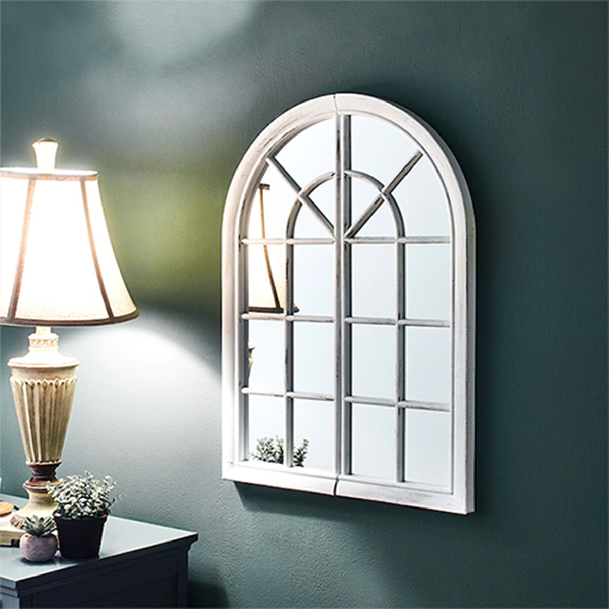 ArtStation - Antique interior arched window wall mirror | Resources