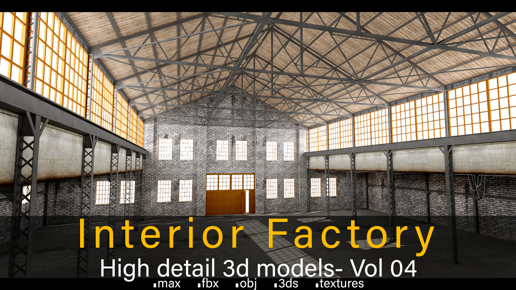ArtStation - Interior Factory- Vol 04- High detail 3d models | Resources