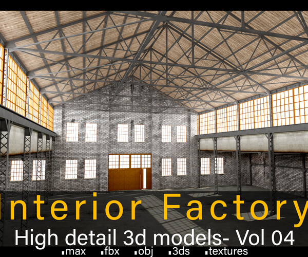 ArtStation - Interior Factory- Vol 04- High detail 3d models | Resources