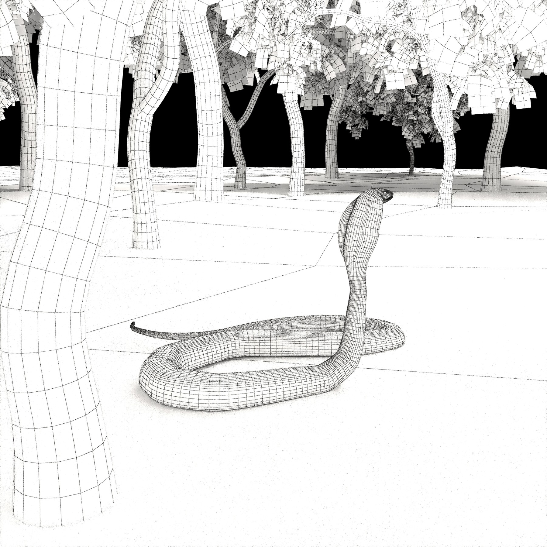 ArtStation - Spectacled Cobra 4K | Resources