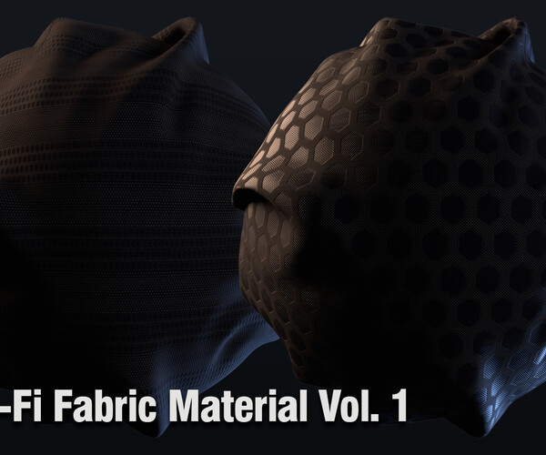 ArtStation - 8 Sci-Fi Fabric Material Vol. 1 | Resources