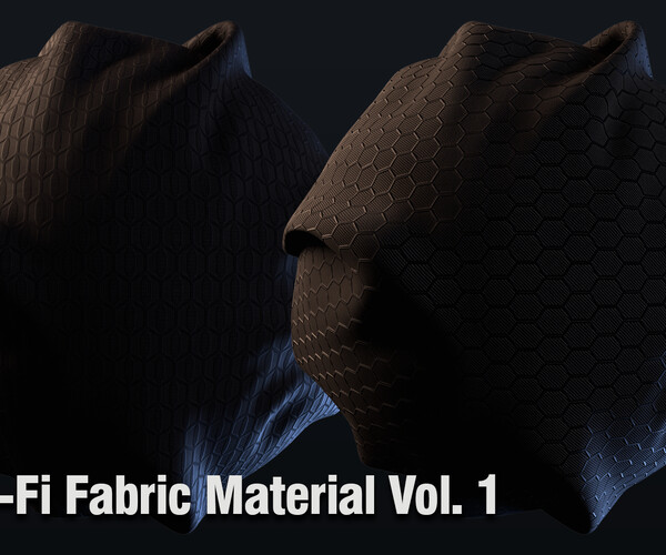 ArtStation - 8 Sci-Fi Fabric Material Vol. 1 | Resources