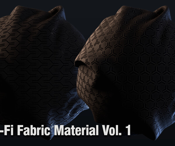 ArtStation - 8 Sci-Fi Fabric Material Vol. 1 | Resources