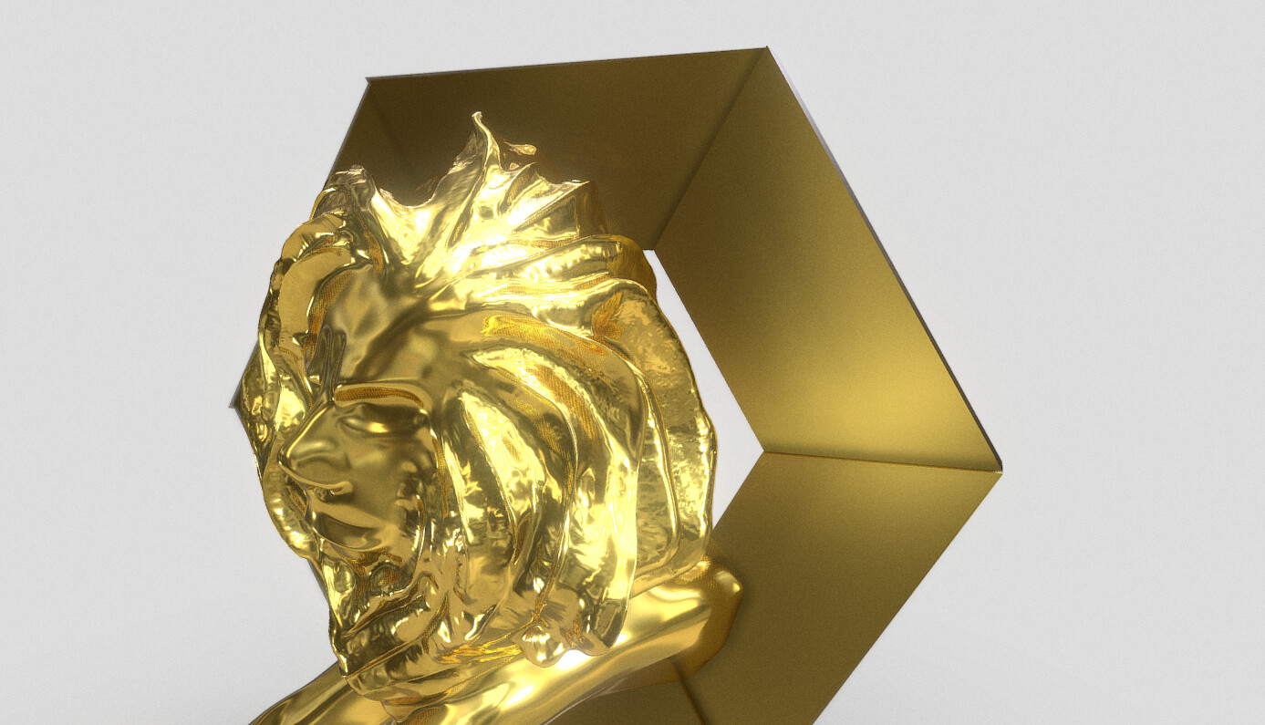 ArtStation - Cannes Lion Trophy Hexagon | Resources