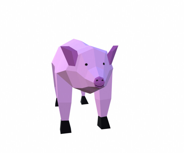 ArtStation - Pig cartoon | Game Assets