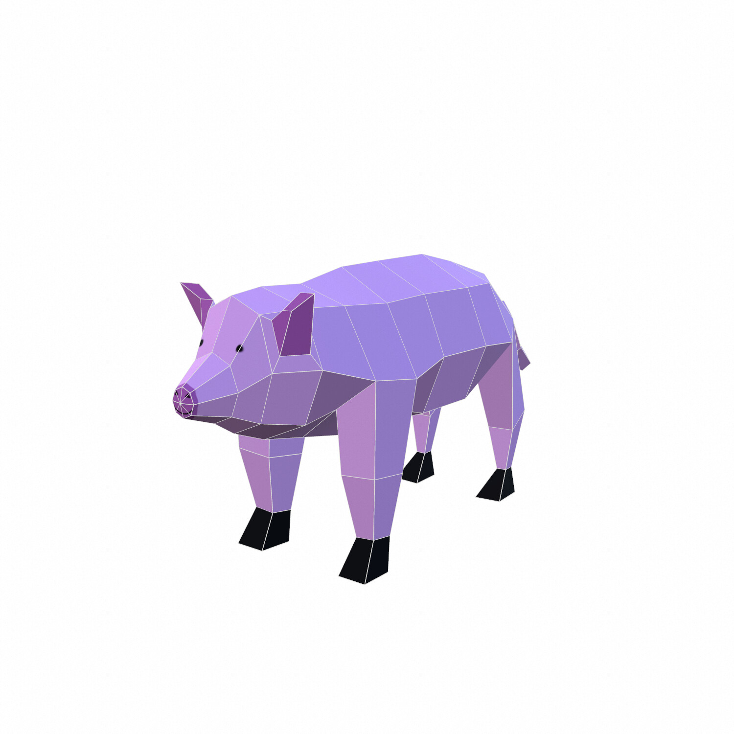 ArtStation - Pig cartoon | Game Assets