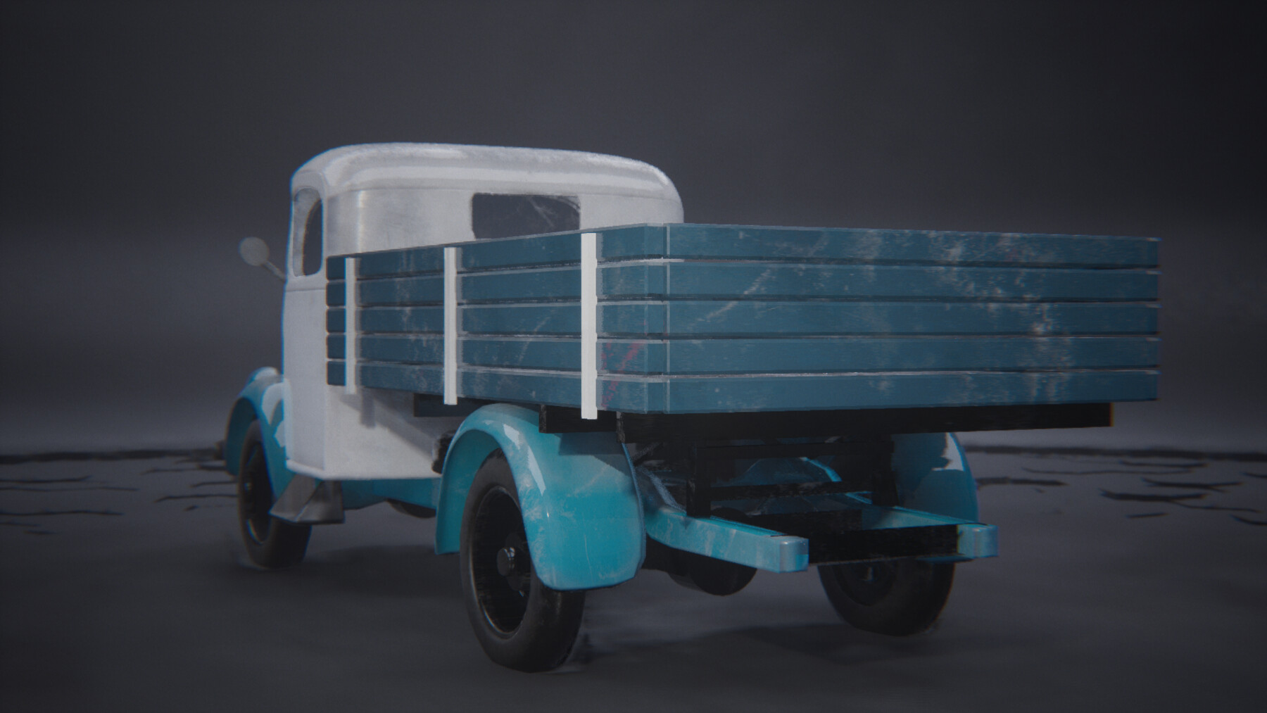 ArtStation - Old truck , 3d model | Game Assets
