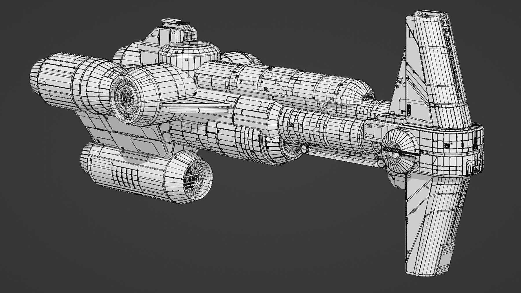 ArtStation - Sphyrna-class corvette BLENDER EDITION - Star Wars | Resources