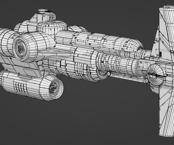 ArtStation - Sphyrna-class corvette BLENDER EDITION - Star Wars | Resources