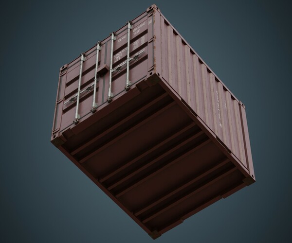 ArtStation - Cargo Container 5B | Game Assets