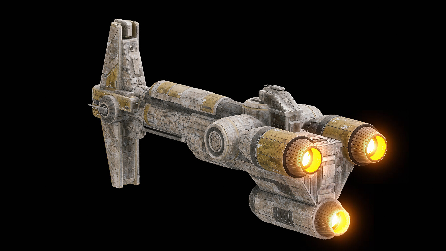 Digital Shipyard - Sphyrna-class corvette BLENDER EDITION - Star Wars