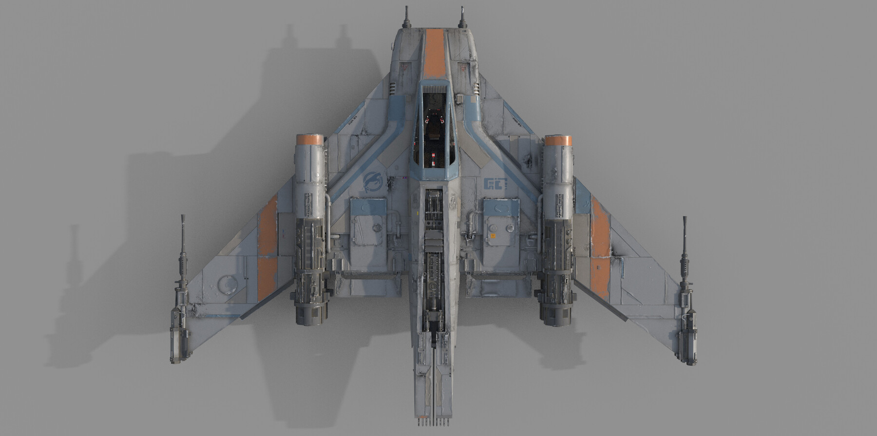 ArtStation - Tri-Wing Pegasus Starfighter | Resources