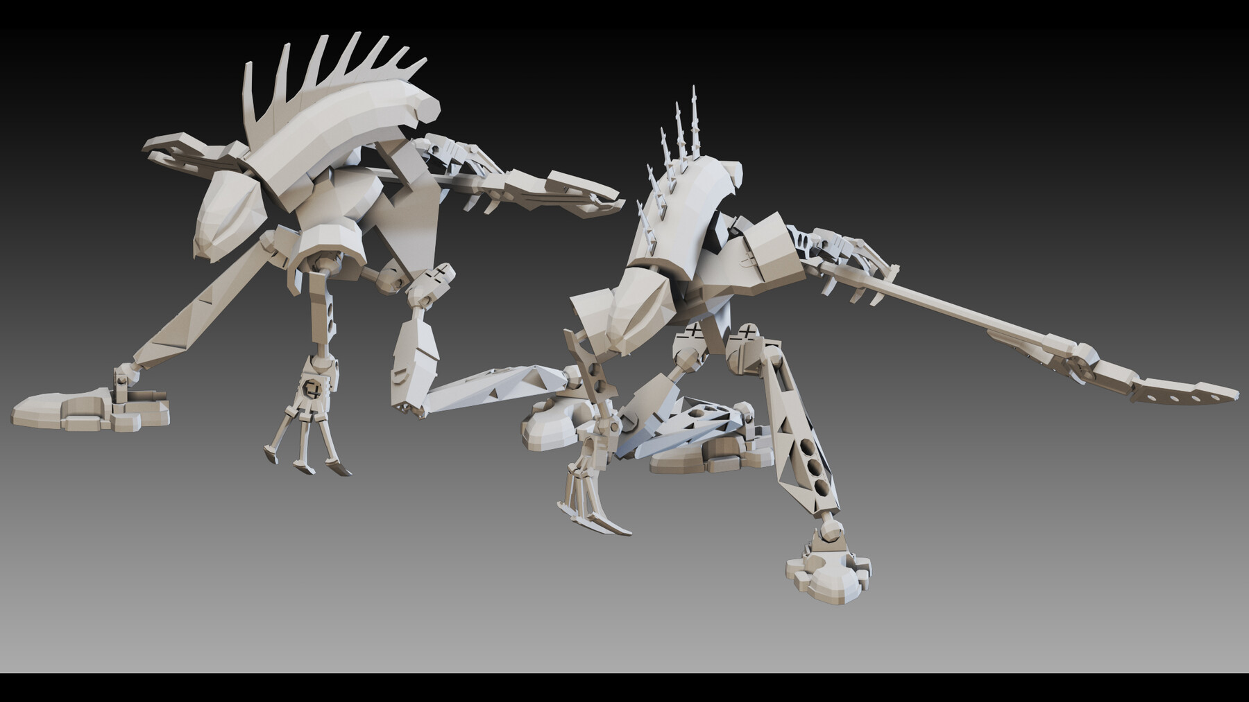ArtStation - 6 Creature Robots- High detail 3d models | Resources