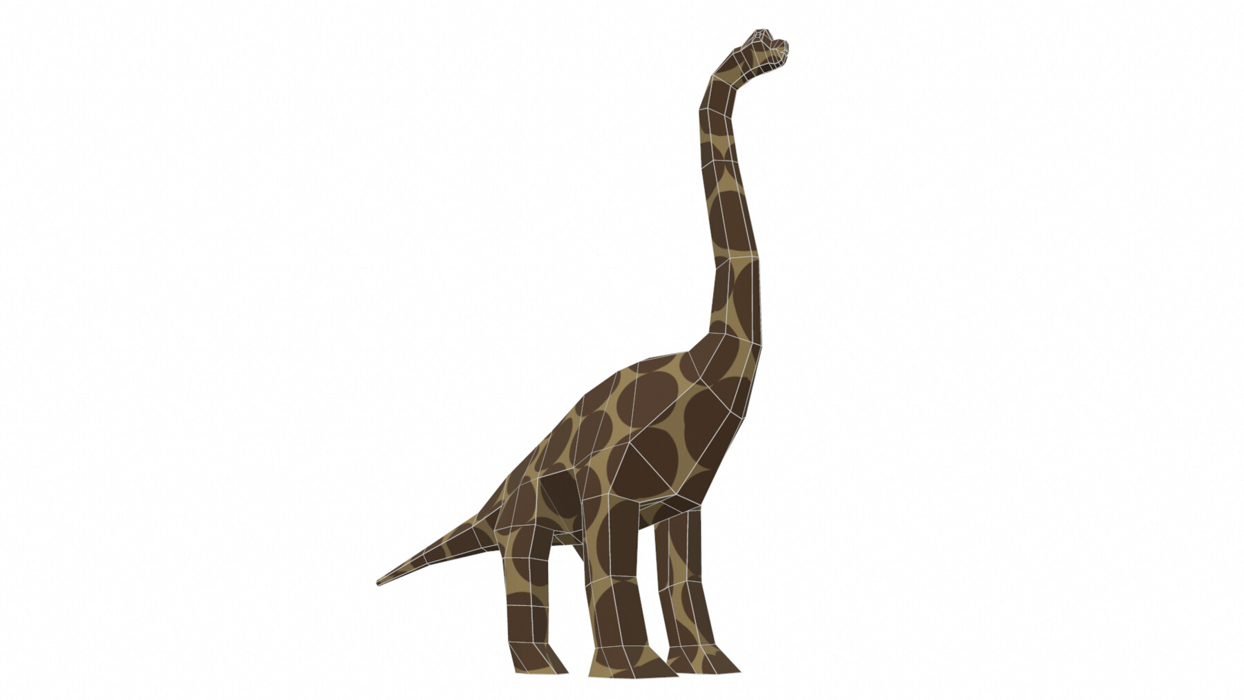 ArtStation - Dinosaur Brachiosaurus Cartoon | Game Assets