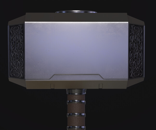 ArtStation - Mjolnir Thor Hammer | Game Assets