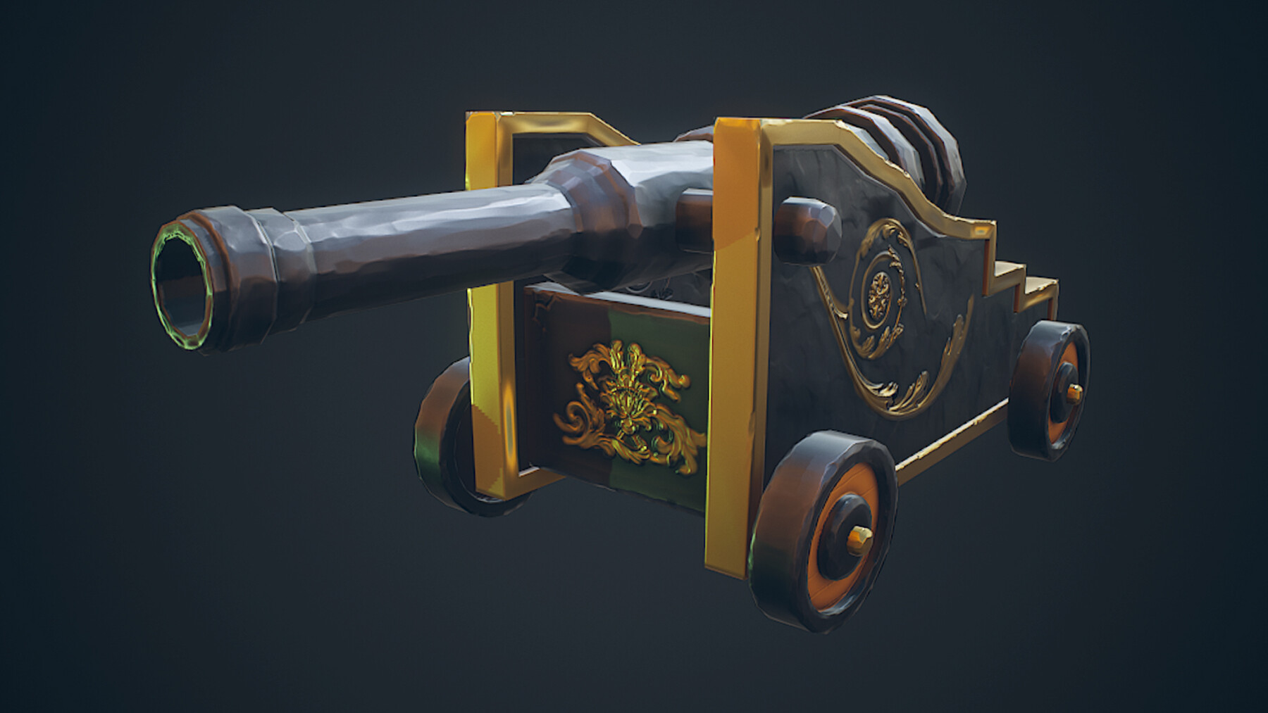 ArtStation - Pirate Cannon stylized - PBR | Game Assets