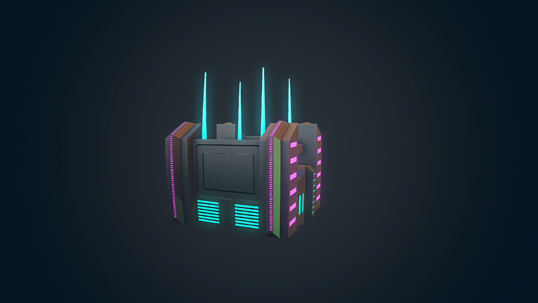 ArtStation - Sci-fi Building - 09 | Game Assets